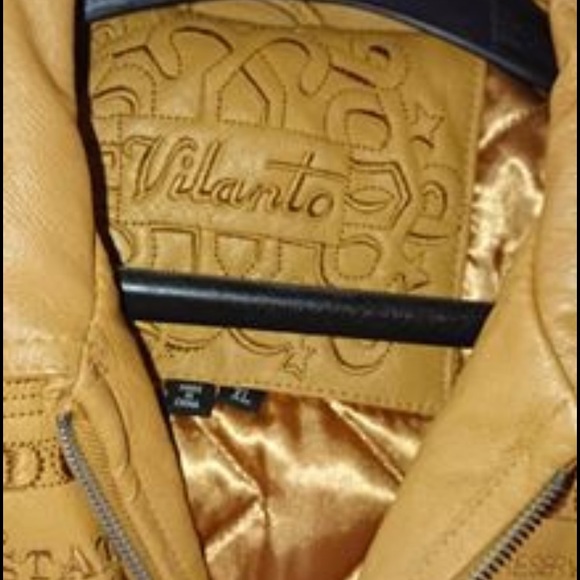 Vilanto | Jackets & Coats | Mens Vilanto Benjamin Leather Jacket Xl ...